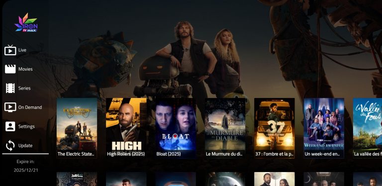 IRON TV PRO - Diffusion TV en Direct sur le Site Officiel